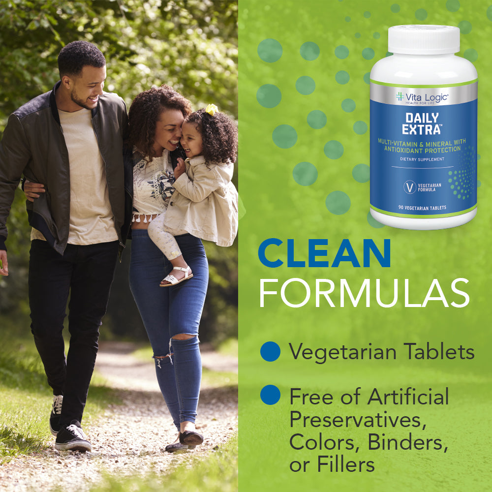 Vita Logic Daily Extra Multivitamin & Mineral | Once Daily Formula For ...