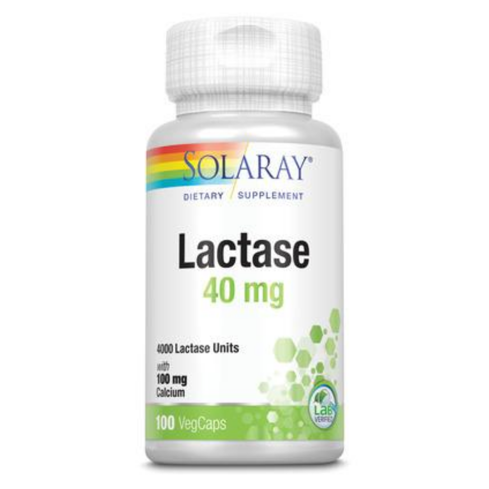 Solaray Lactase Capsules, 40mg | 100 Count – Better Being Employee Store