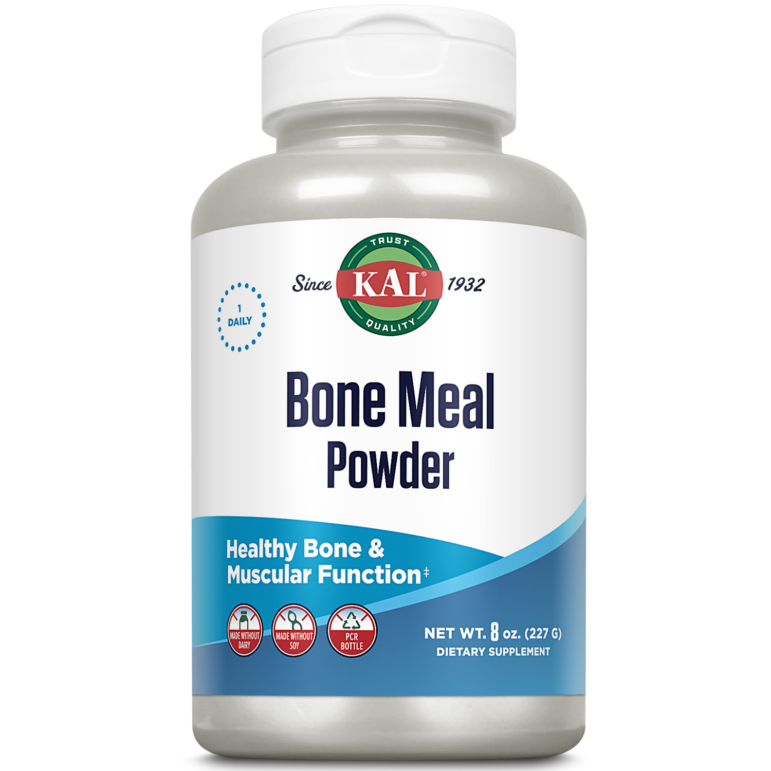 KAL Bone Meal Powder, Calcium Magnesium Supplement, Bone Health, Muscl ...
