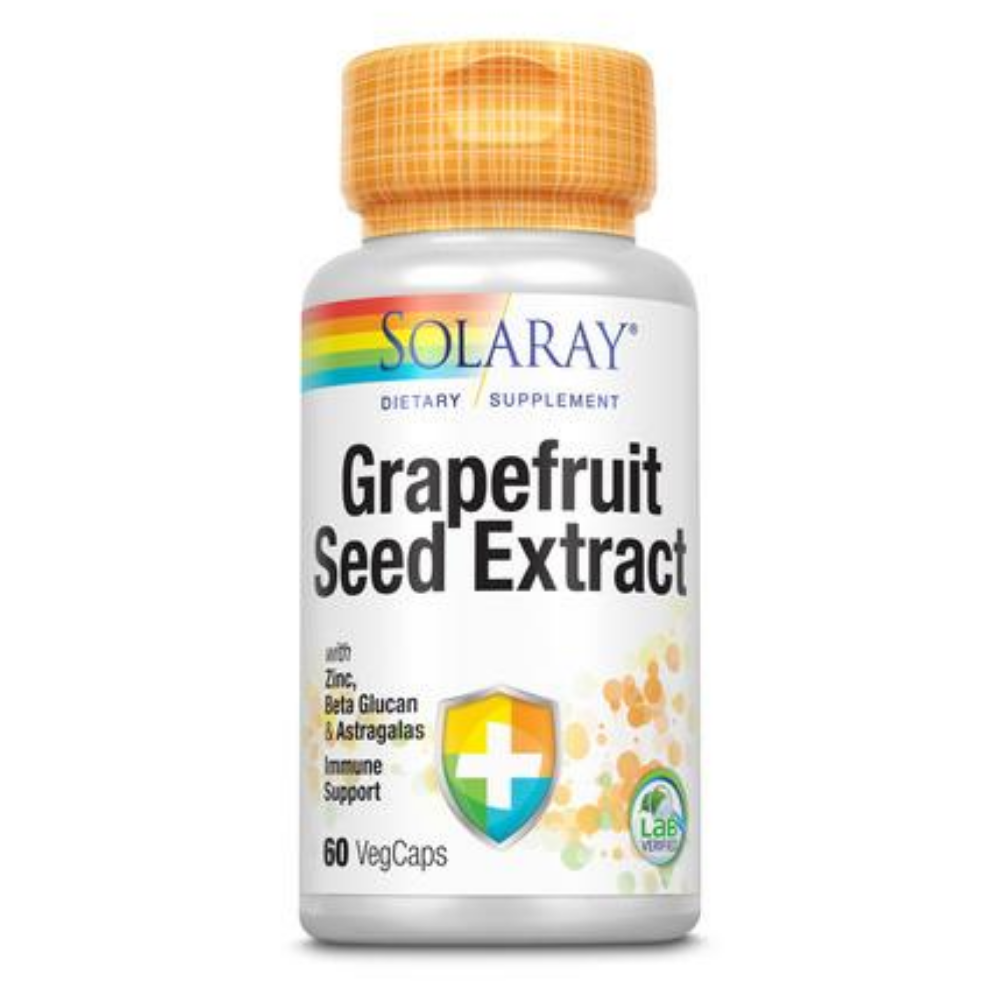 Solaray Grapefruit Seed Extract Immunity Formula Capsules, 250 mg | 60 – Better Being Employee Store