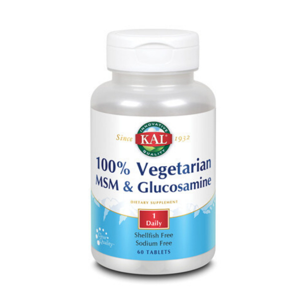 KAL MSM & Glucosamine Vegetarian, Tablet (Btl-Plastic) | 60ct – Better ...