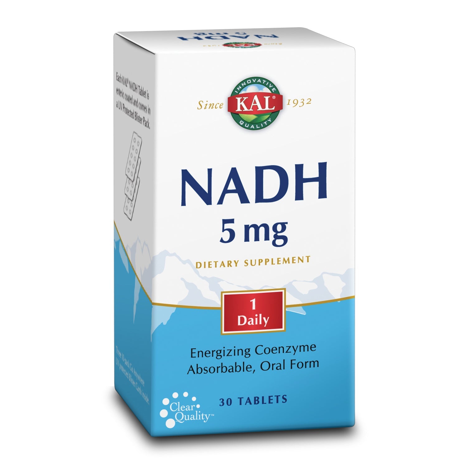 KAL NADH 5mg 60ct (30 Tablets, 30 Serv) – Better Being Employee Store